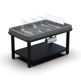 Fruit & Veg Produce Display Tables: Supermarket & Grocery Store Fruit ...