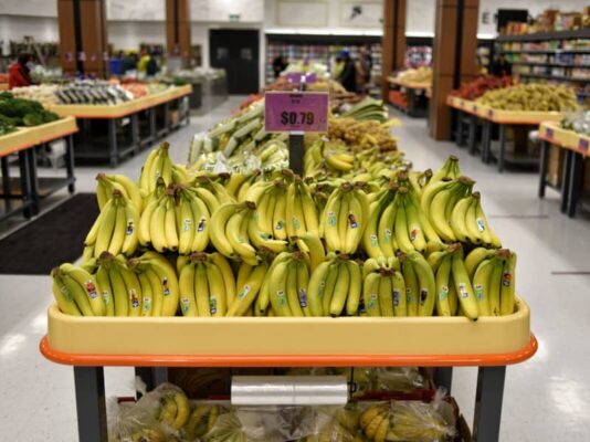 Banana Tables: Produce Tables & Banana Display Racks & Stands