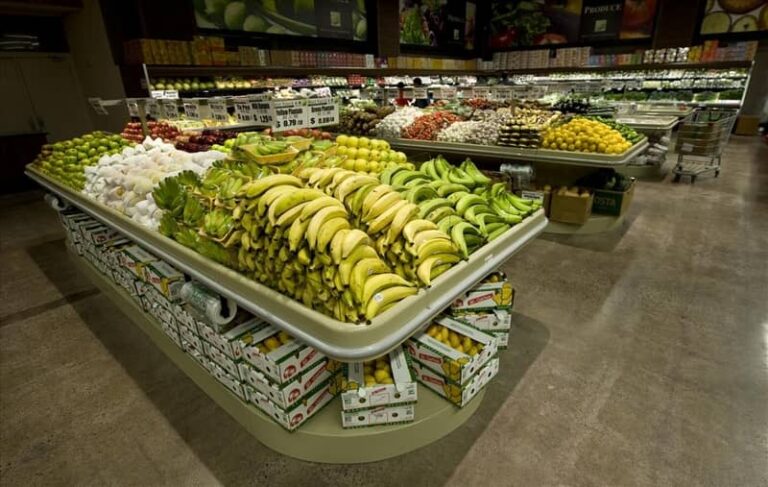 Banana Tables: Produce Tables & Banana Display Racks & Stands